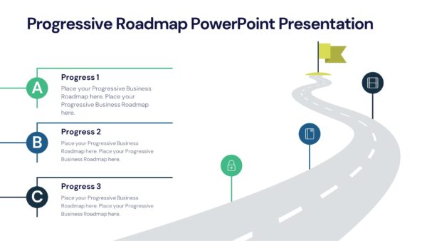 Progressive Roadmap PowerPoint Presentation - PPTUniverse