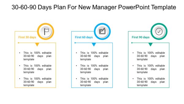 30 60 90 Days Plan For New CEO PowerPoint Template - PPTUniverse