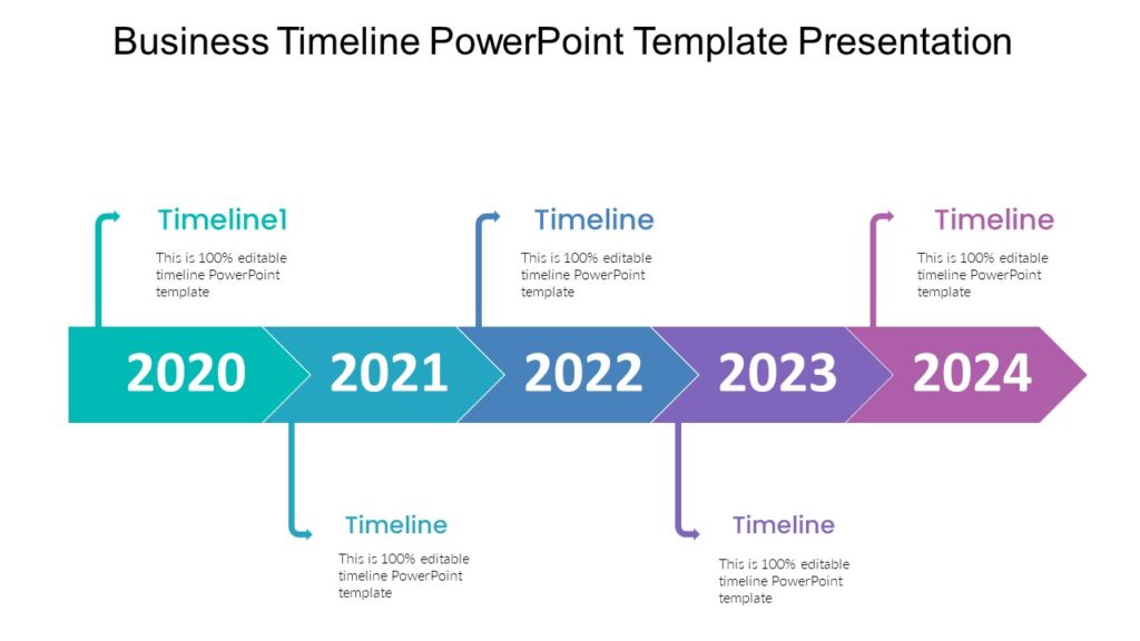 Business Timeline PowerPoint Template Presentation - PPTUniverse