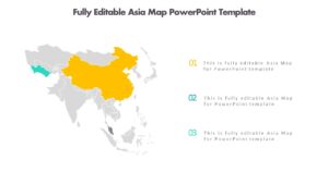 Fully Editable Asia Map PowerPoint Template - PPTUniverse