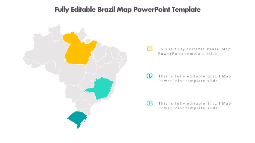 Brazil Map PowerPoint Templates and Google Slides - PPTUniverse