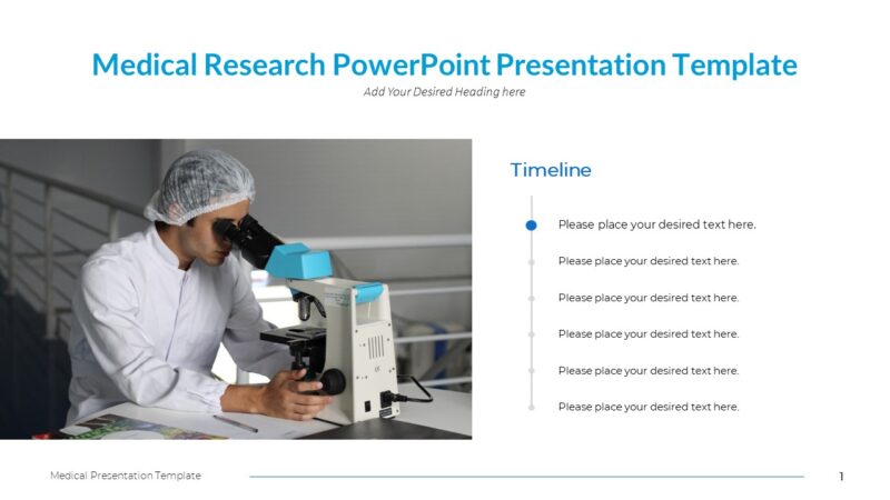 Medical Research PowerPoint Presentation Template - PPTUniverse