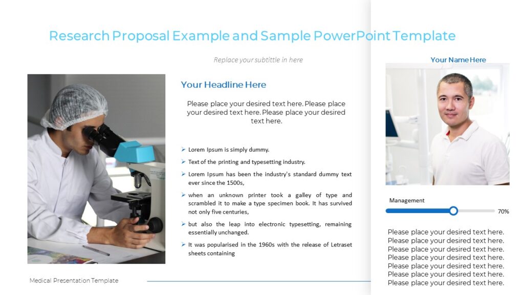 Research Proposal Example and Sample PowerPoint Template - PPTUniverse