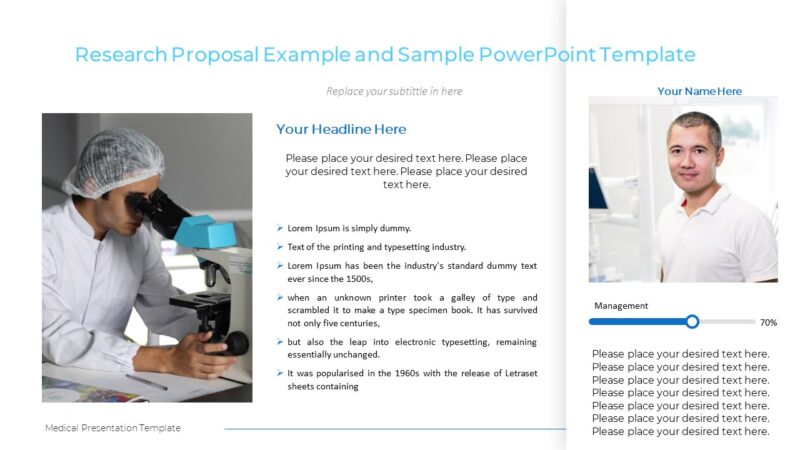 Research Proposal Example and Sample PowerPoint Template - PPTUniverse