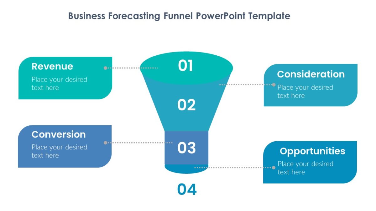 Business Forecasting Funnel PowerPoint Template - PPTUniverse