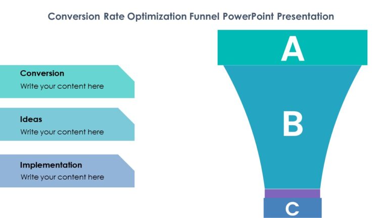 Conversion Rate Optimization Funnel PowerPoint Presentation - PPTUniverse