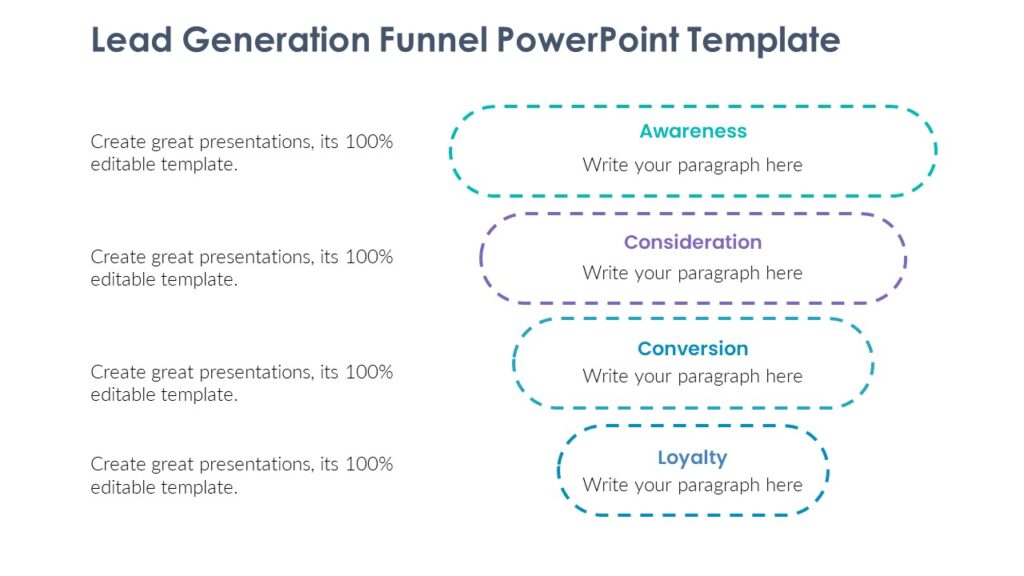 Lead Generation Funnel PowerPoint Template - PPTUniverse