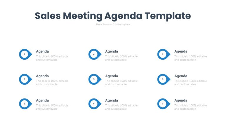 Sales Meeting Agenda Template - PPTUniverse
