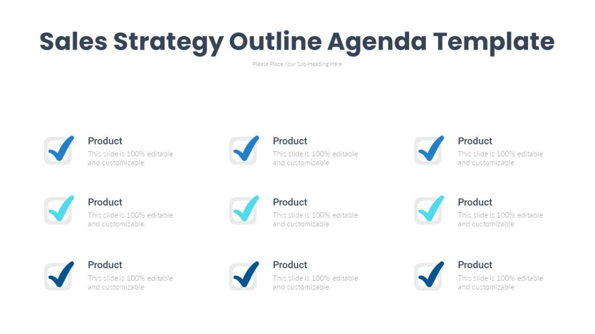 Sales Strategy Outline Agenda Template - PPTUniverse