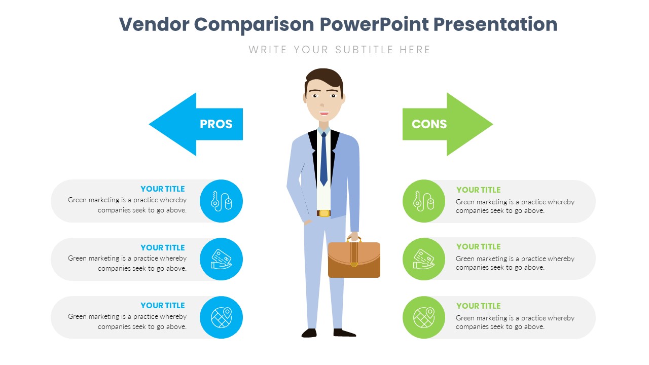 Vendor Comparison PowerPoint Presentation - PPTUniverse Vendor Comparison PowerPoint Presentation - PPTUniverse