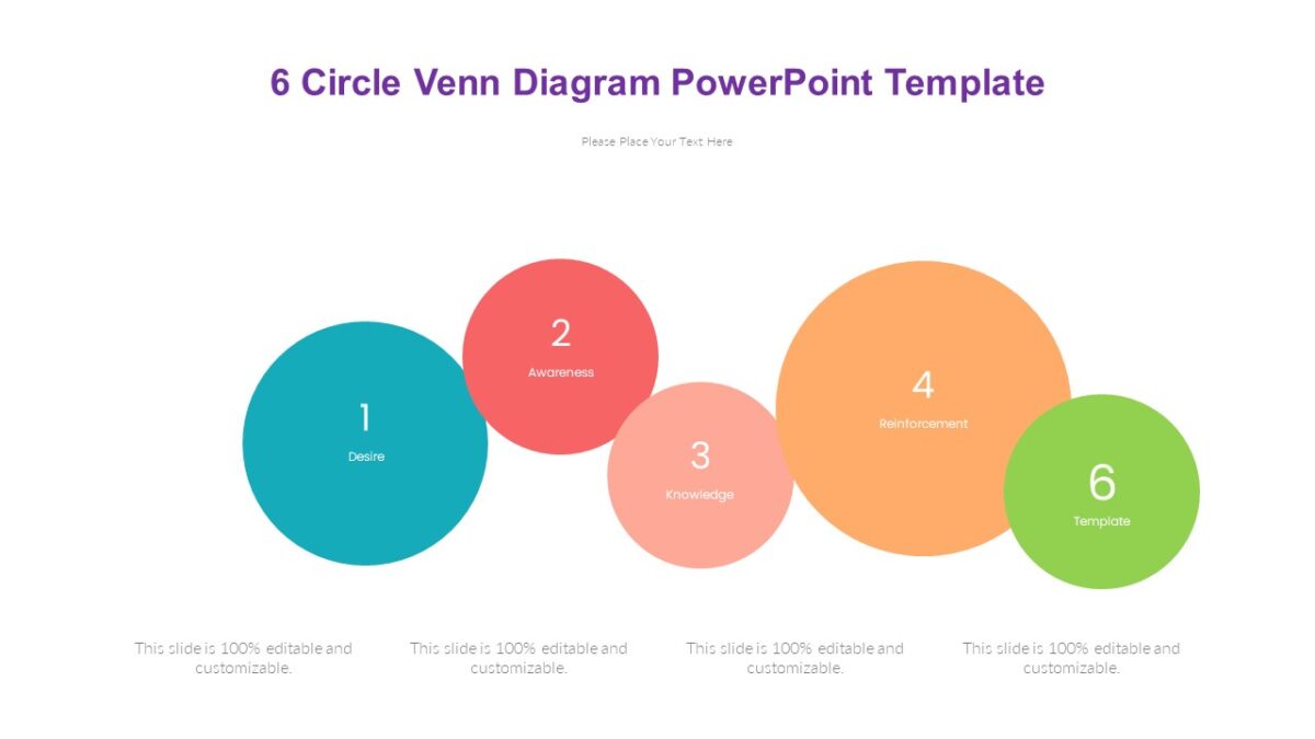 6 Circle Venn Diagram PowerPoint Template - PPTUniverse 6 Circle Venn Diagram PowerPoint Template - PPTUniverse
