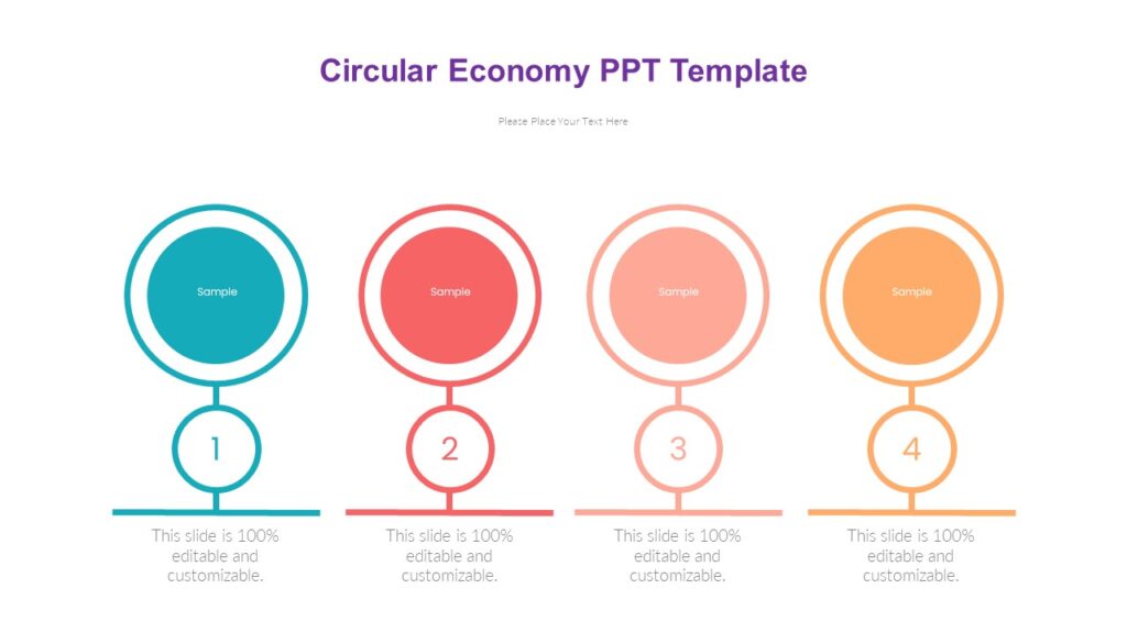 Circular Economy PPT Template : 100% Editable PPTx