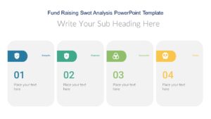 Fund Raising Swot Analysis PowerPoint Template - PPTUniverse