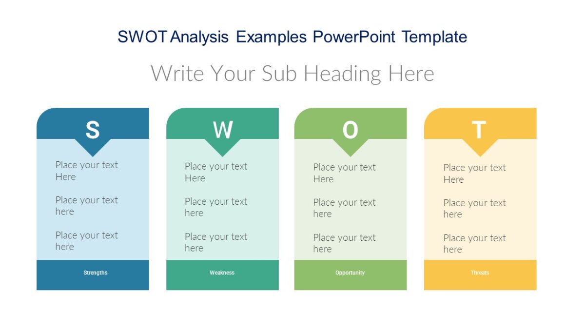 SWOT Analysis Examples PowerPoint Template - PPTUniverse