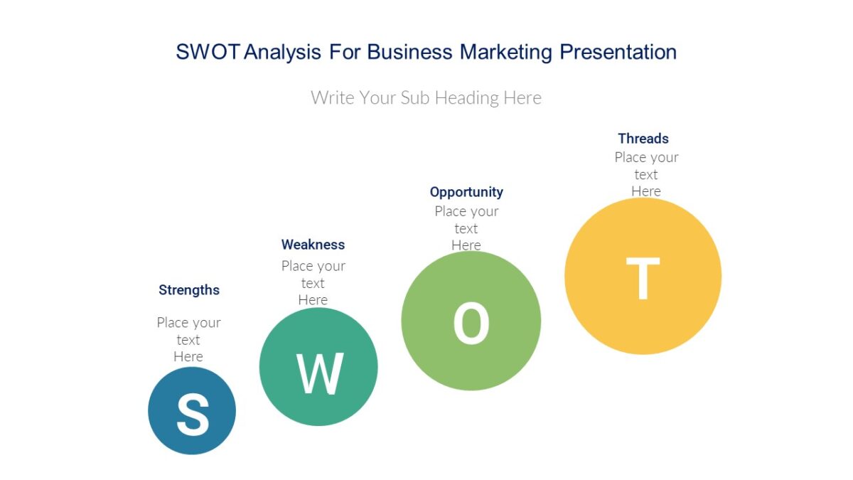 SWOT Analysis For Business Marketing Presentation - PPTUniverse