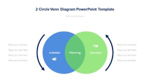 2 Circle Venn Diagram PowerPoint Template - PPTUniverse