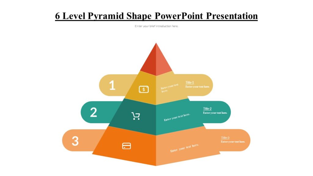 6 Level Pyramid Shape PowerPoint Presentation - PPTUniverse