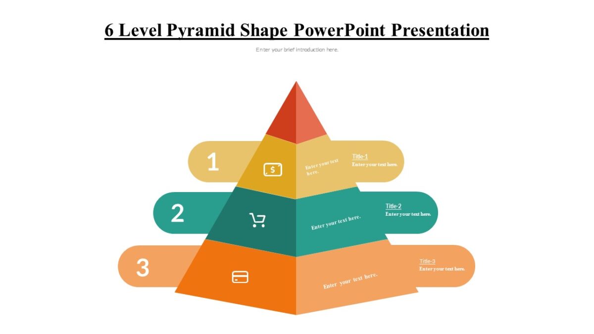 6 Level Pyramid Shape PowerPoint Presentation - PPTUniverse