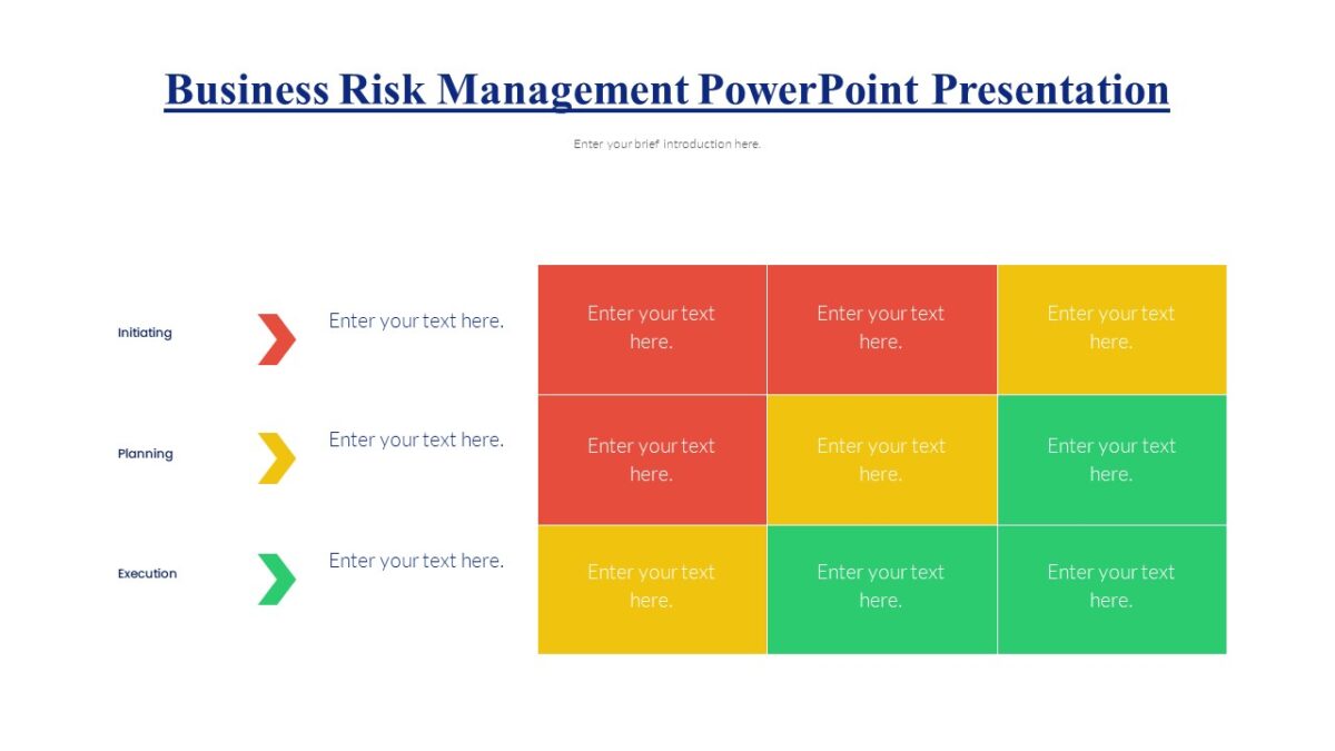 Business Risk Management PowerPoint Presentation : 100% Editable PPTx