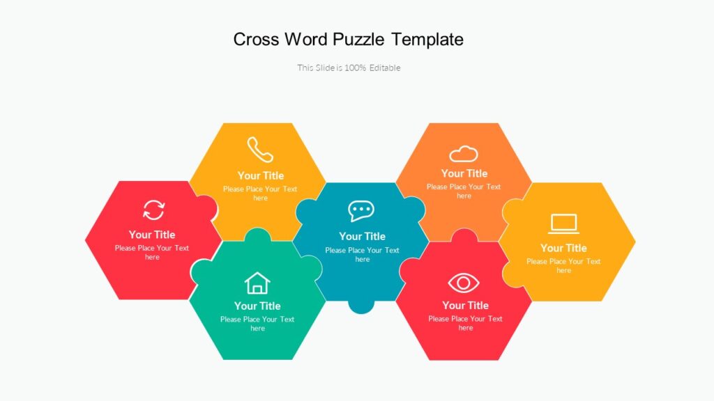 Cross Word Puzzle Template : 100% Editable PPTx