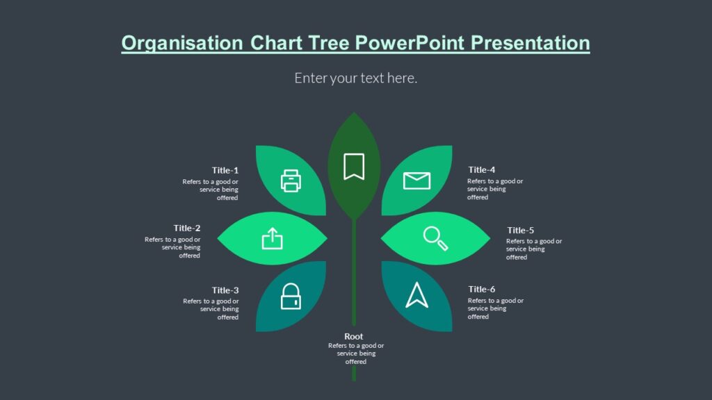 Organisation Chart Tree Powerpoint Presentation : 100% Editable PPTx
