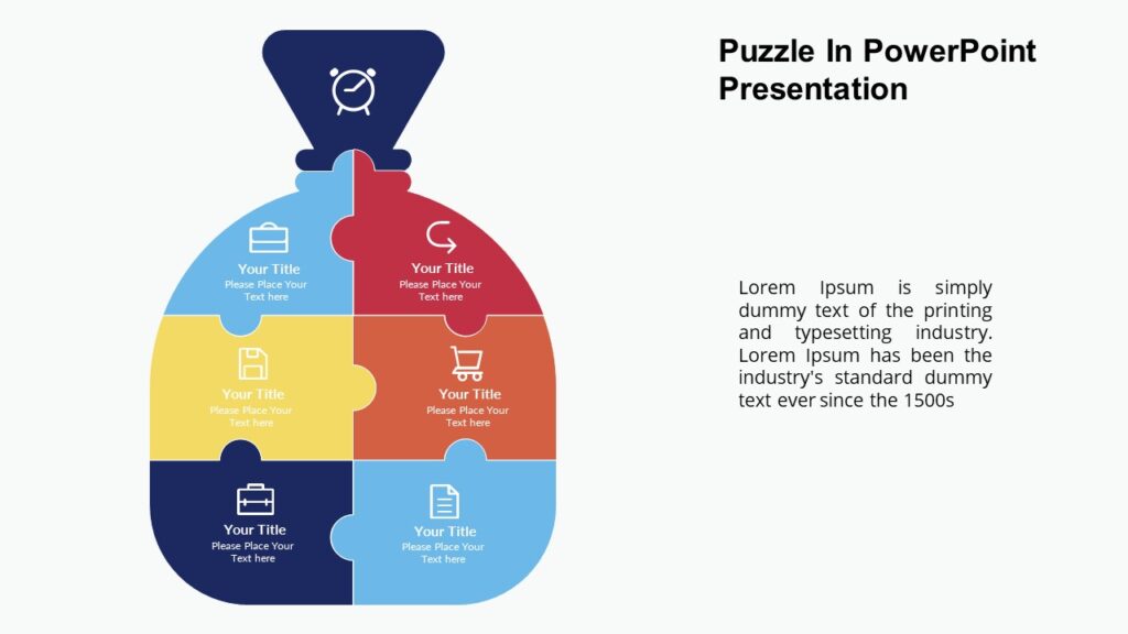 Puzzle In PowerPoint Presentation : 100% Editable PPTx