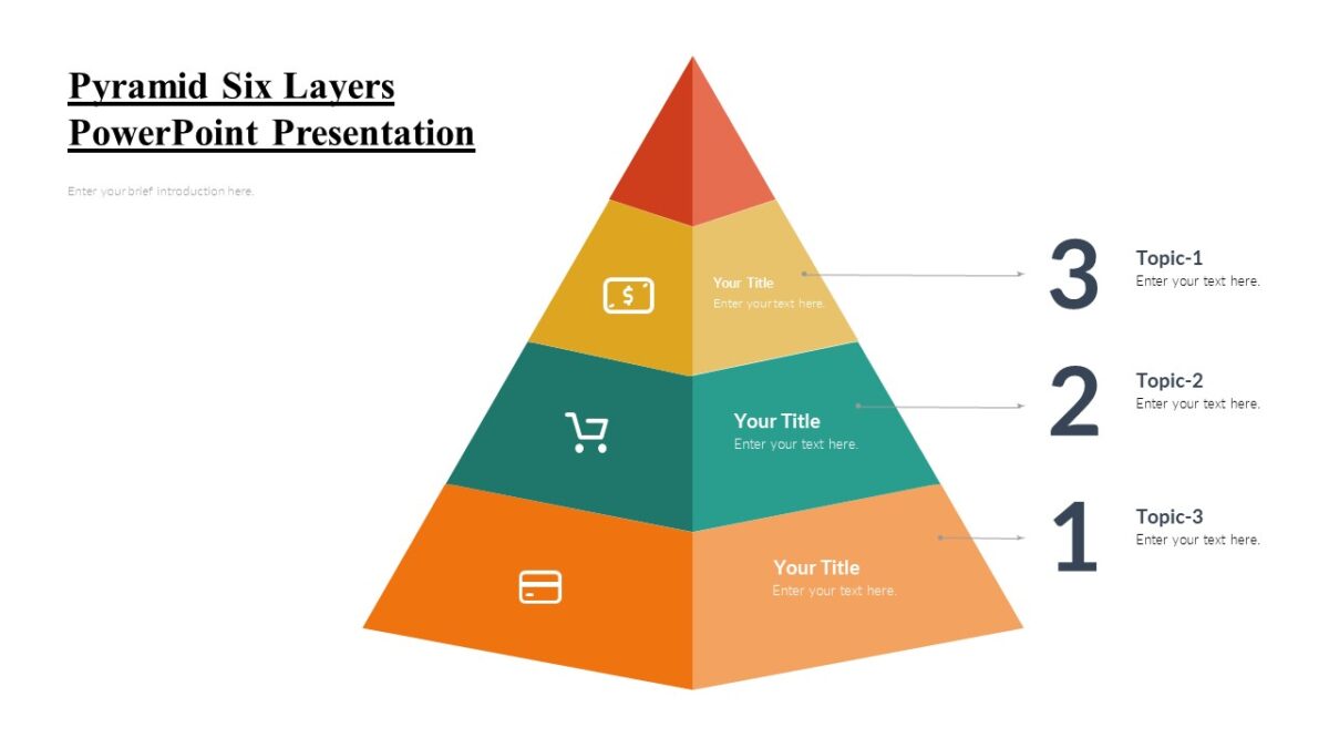 Pyramid Six Layers PowerPoint Presentation - PPTUniverse