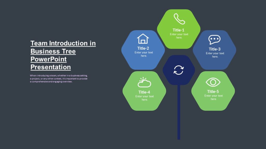 Team Introduction in Business Tree Powerpoint Presentation : 100% ...