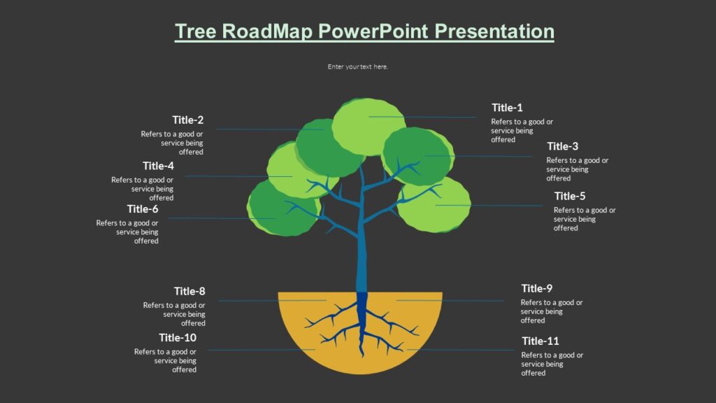 Tree Roamap Powerpoint Presentation - PPTUniverse