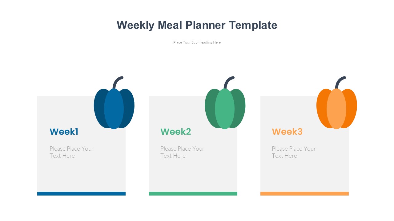 Weekly Meal Planner Template PPTUniverse Weekly Meal Planner Template PPTUniverse