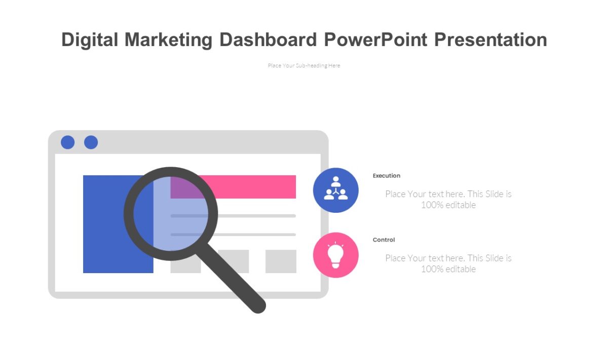 Digital Marketing Dashboard PowerPoint Presentation : 100% Editable PPTx