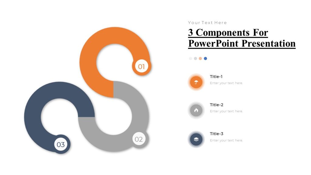 3 Components For PowerPoint Presentation - PPTUniverse