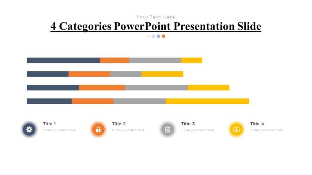 4 Categories PowerPoint Presentation Slide - PPTUniverse