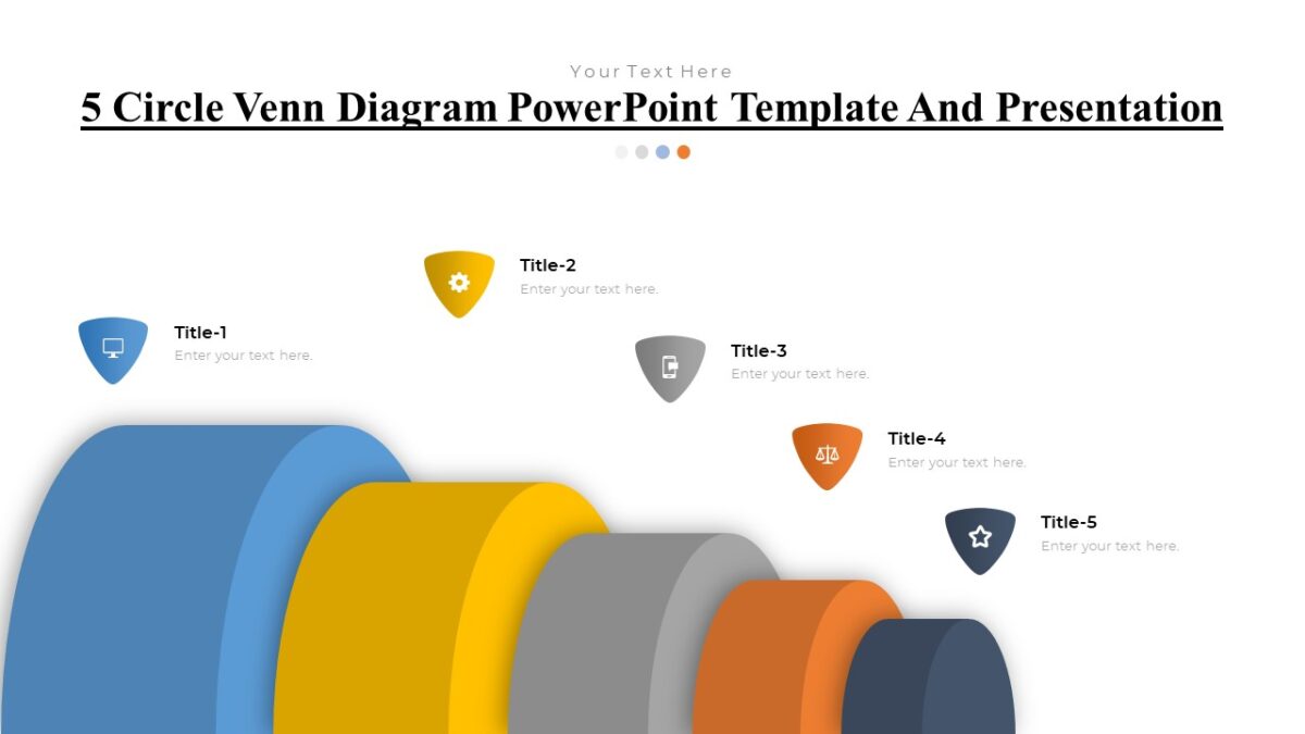 5 Circle Venn Diagram PowerPoint Template And Presentation - PPTUniverse