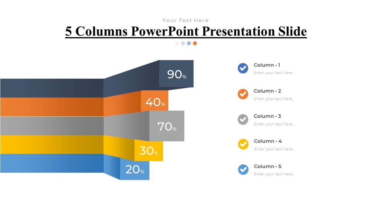 5 Columns PowerPoint Presentation Slide - PPTUniverse