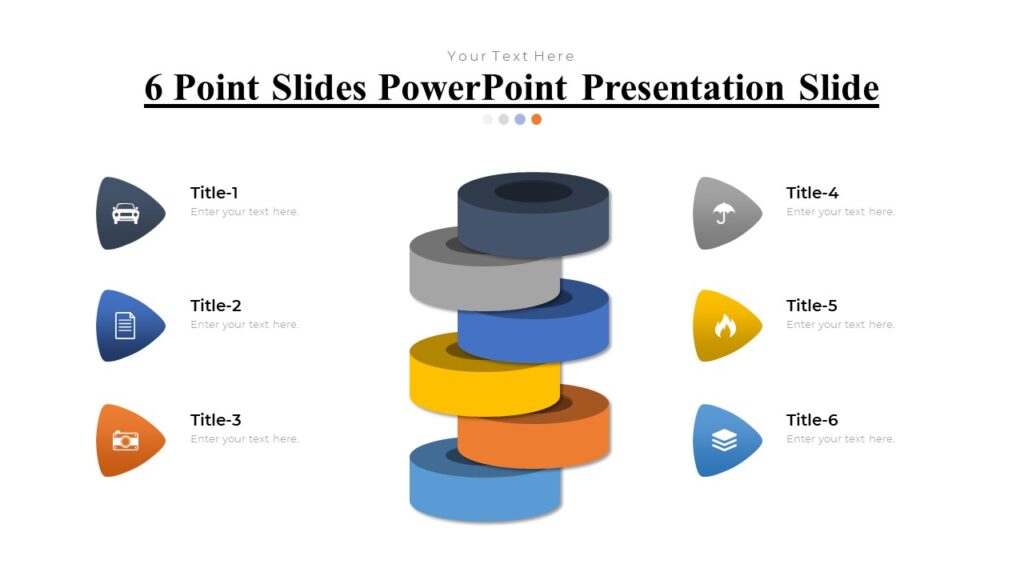 Five Points PowerPoint Presentation Slide - PPTUniverse