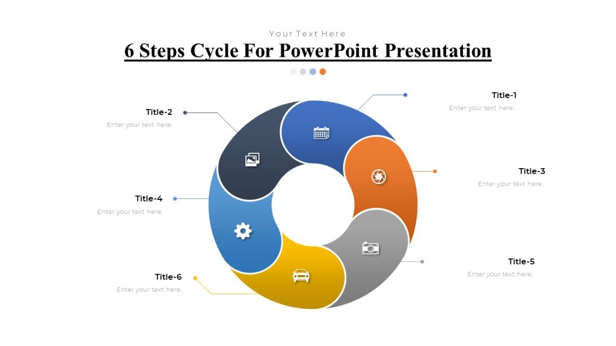6 Steps Cycle For PowerPoint Presentation - PPTUniverse