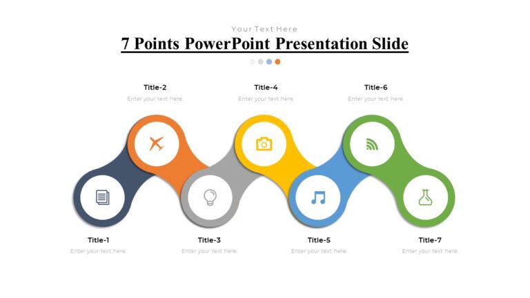 7 Points PowerPoint Presentation Slide : 100% Editable PPTx