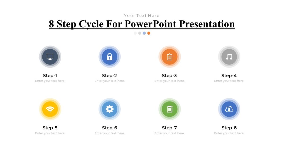 8 Step Cycle For PowerPoint Presentation - PPTUniverse