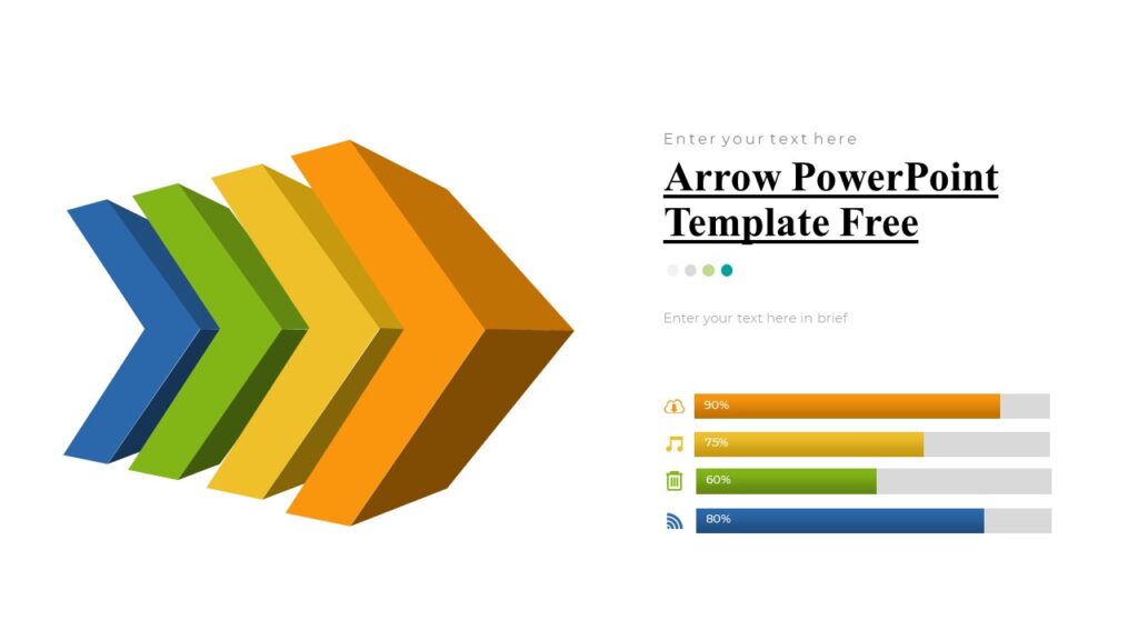 Arrow PowerPoint Template Free - PPTUniverse