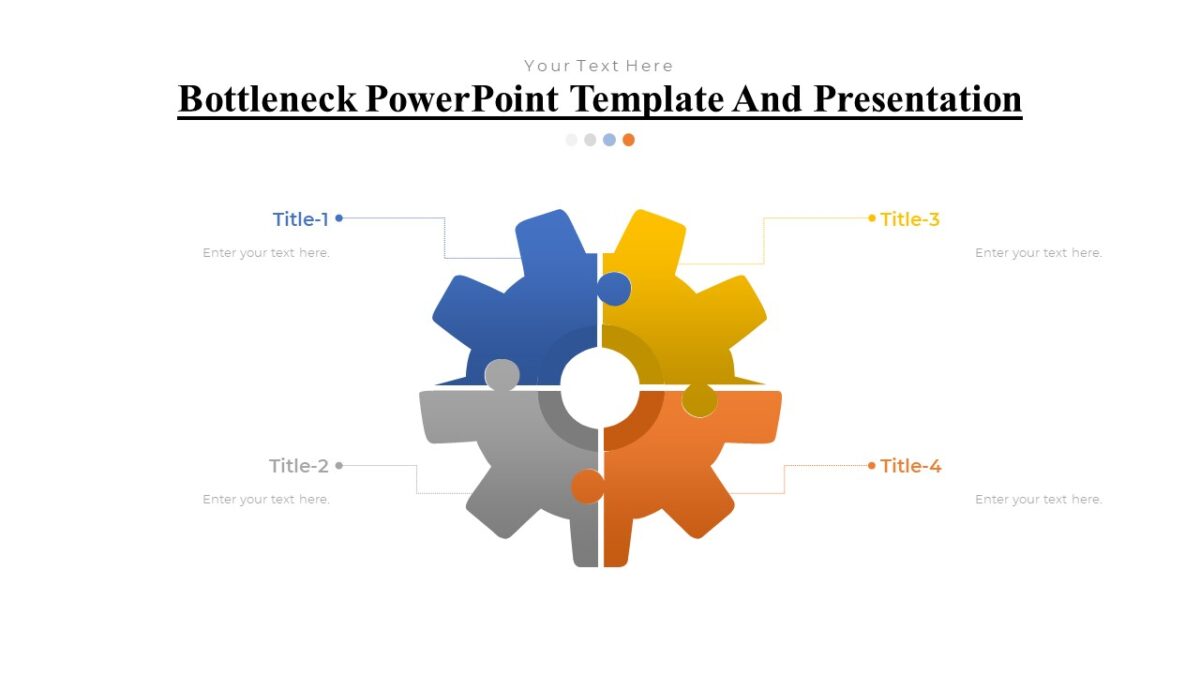 Bottleneck PowerPoint Template And Presentation : 100% Editable PPTx