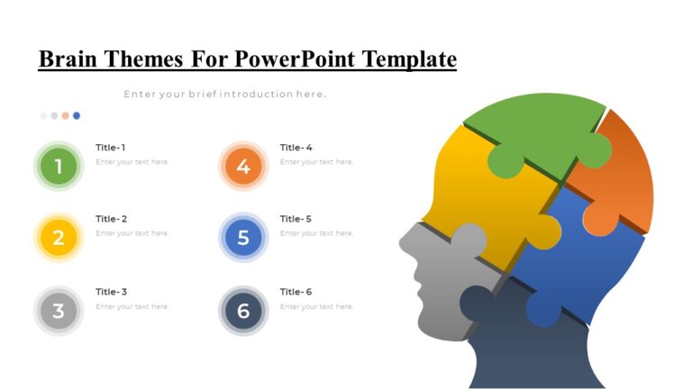 Brain Themes For PowerPoint Template - PPTUniverse