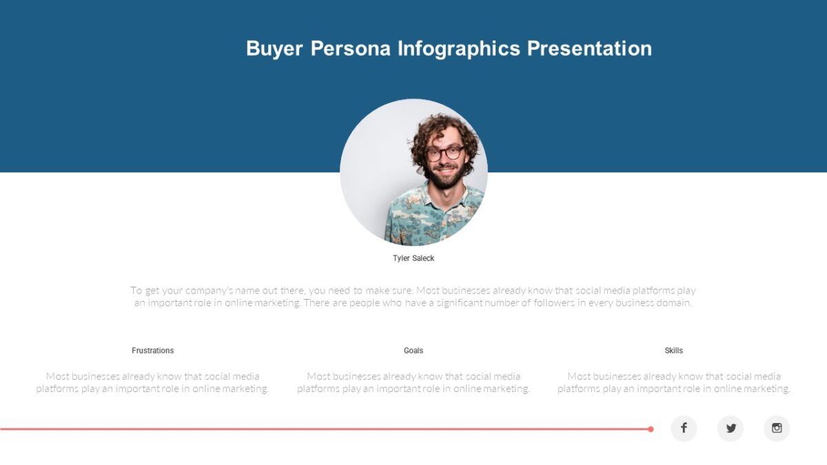 Buyer Persona Infographics Presentation : 100% Editable PPTx