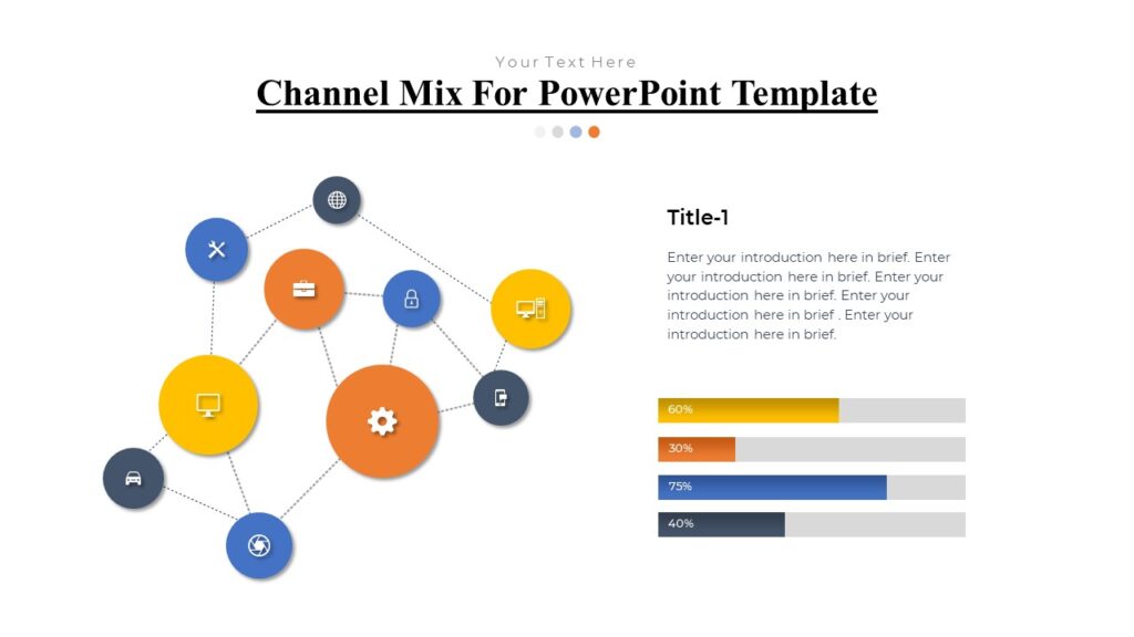 Channel Mix For PowerPoint Template - PPTUniverse