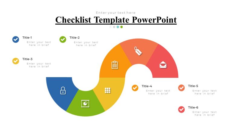 Checklist Template PowerPoint : 100% Editable PPTx