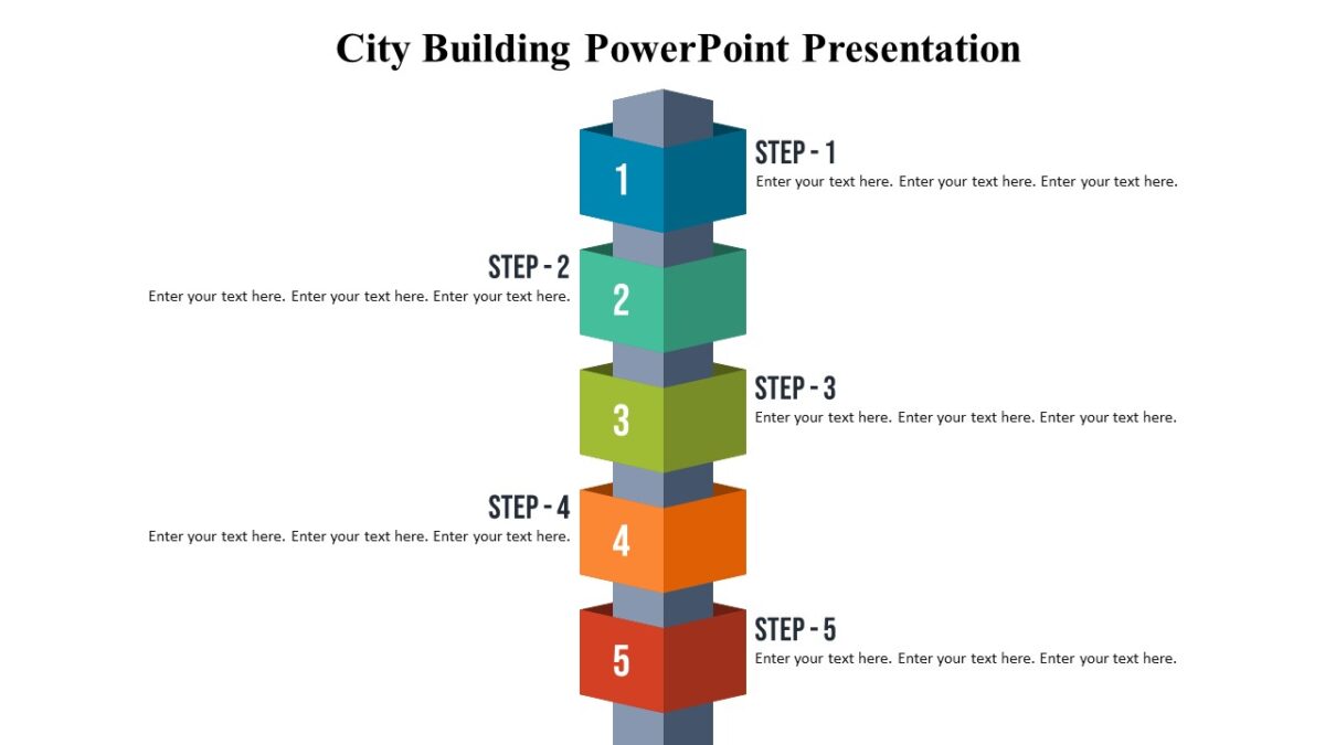 City Building Powerpoint Presentation : 100% Editable PPTx