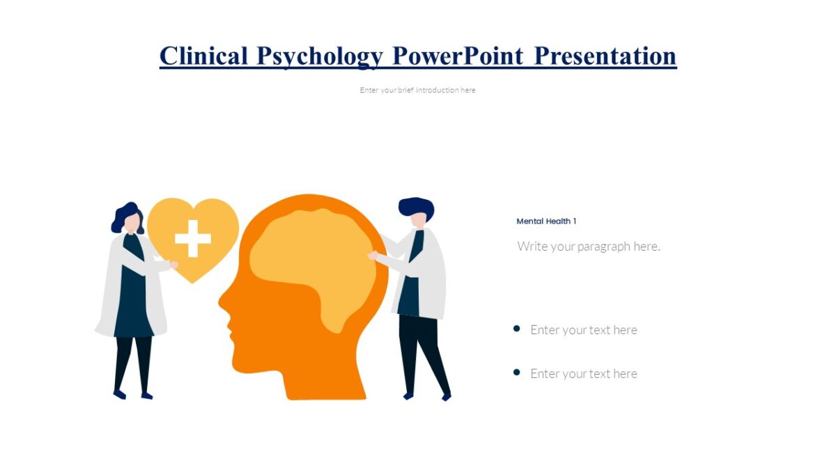 Clinical Psychology PowerPoint Presentation : 100% Editable PPTx