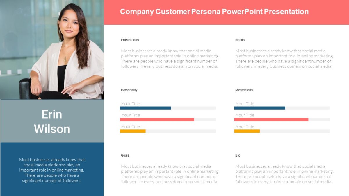 Company Customer Persona PowerPoint Presentation - PPTUniverse