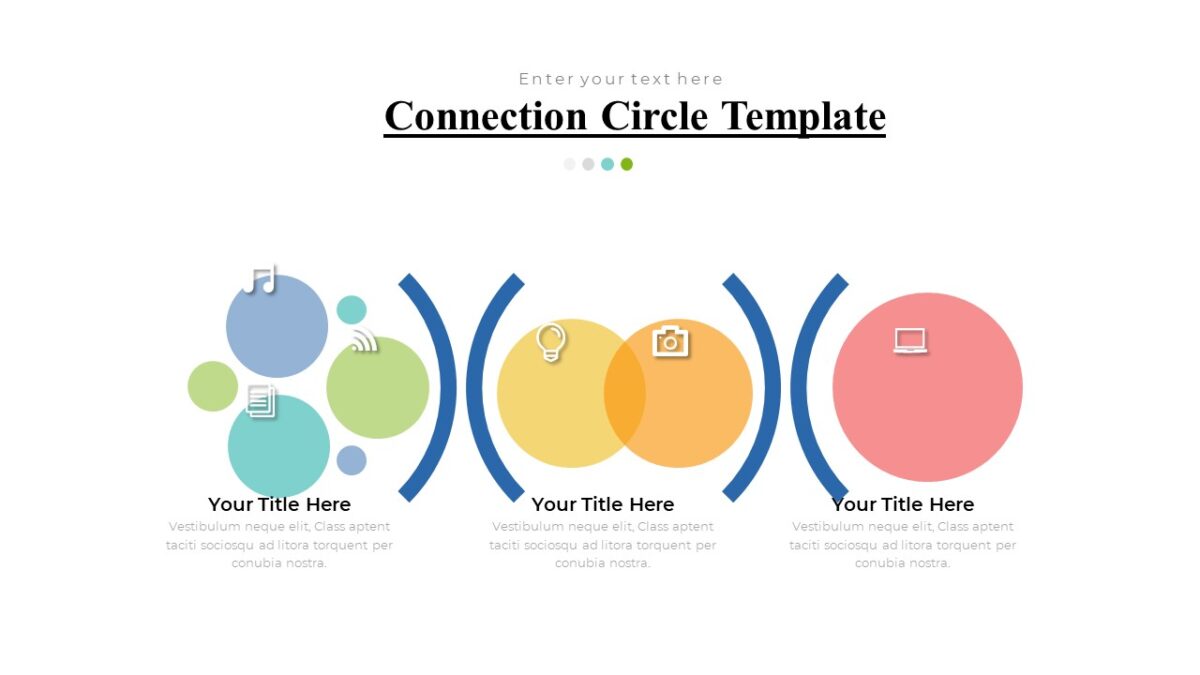 Connection Circle Template - PPTUniverse