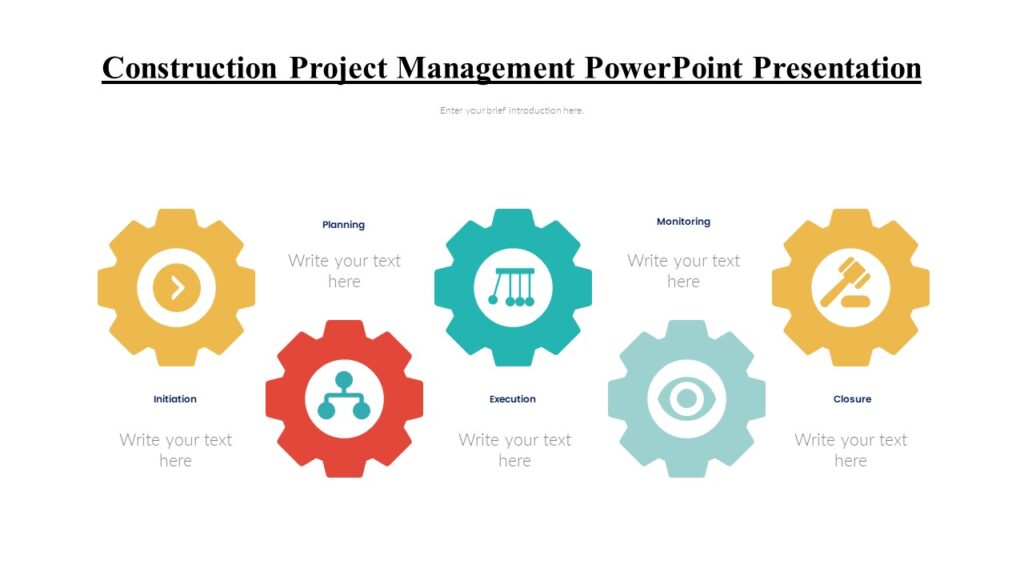 Construction Project Management PowerPoint Presentation : 100% Editable ...